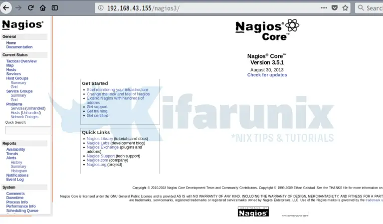 Install and Configure Nagios Core from Repos on Ubuntu 18.04 - kifarunix.com