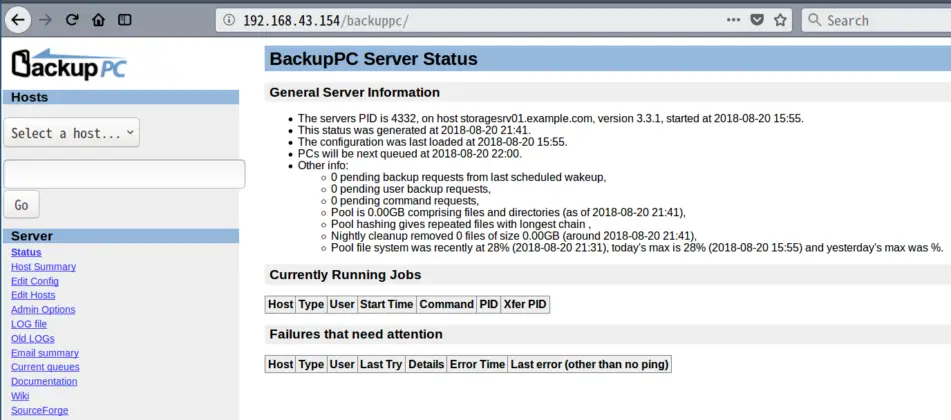 Install and Configure BackupPC as a Backup Server on Ubuntu 18.04 ...