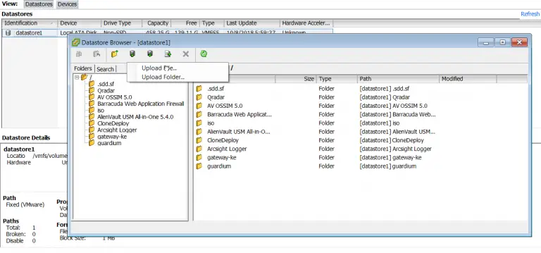 How to Upload ISO File to VMware ESXi Datastore using vSphere Client ...
