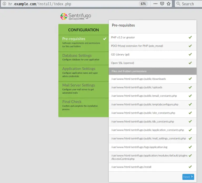 How to Install and Configure Sentrifugo HRMS with Nginx on Ubuntu 18.04 - kifarunix.com