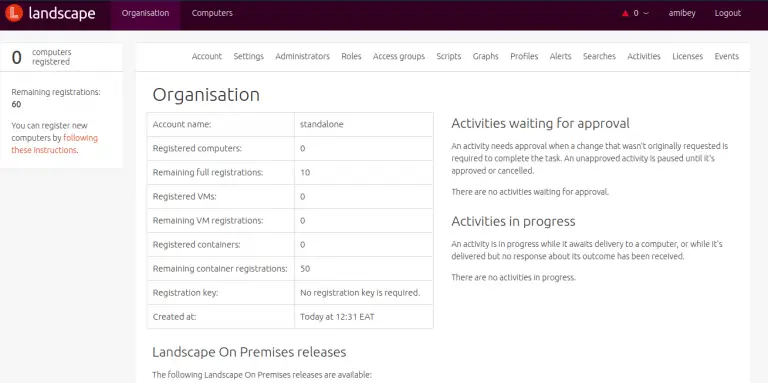 Install And Setup Landscape On Ubuntu 1804