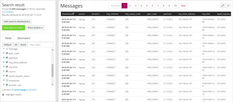 Create Squid Logs Extractors on Graylog Server - kifarunix.com