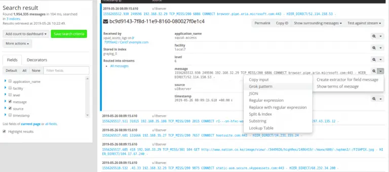 Create Squid Logs Extractors on Graylog Server - kifarunix.com