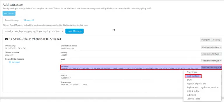 Create Squid Logs Extractors on Graylog Server - kifarunix.com
