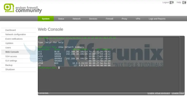 Install and Configure Endian Firewall on VirtualBox - kifarunix.com