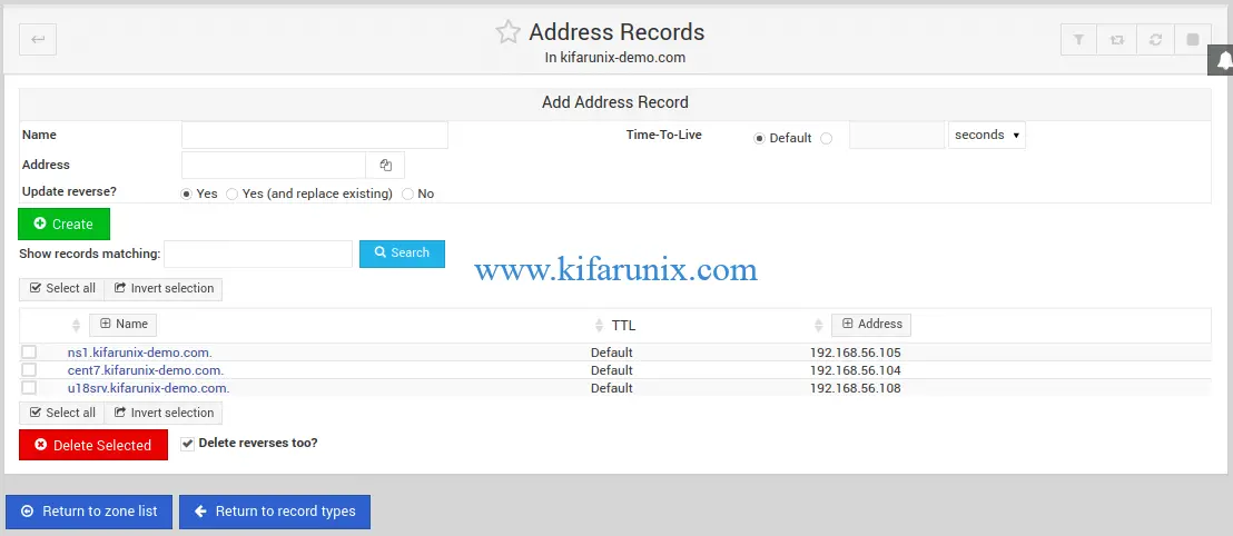 Setup Bind Dns Using Webmin On Debian 10