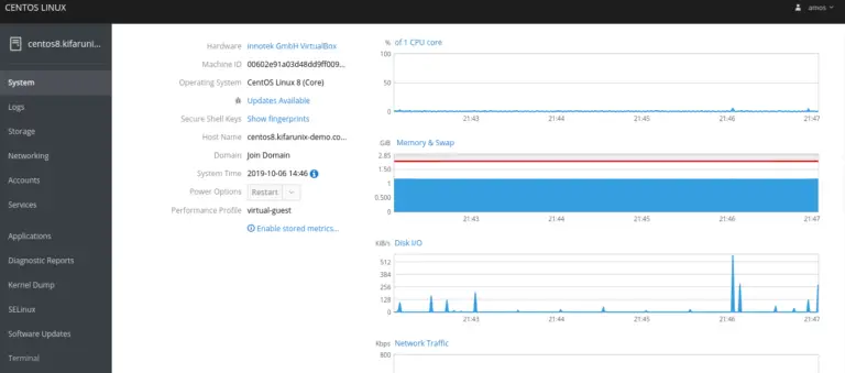 How to Enable Cockpit on CentOS 8 - kifarunix.com