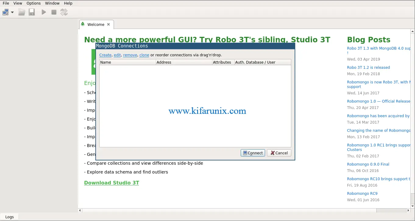 Install Robo 3t Mongodb Gui Tool On Centos 8