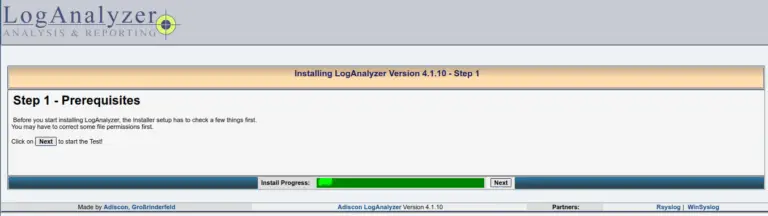 Install and Setup Adiscon LogAnalyzer on CentOS 8 - kifarunix.com