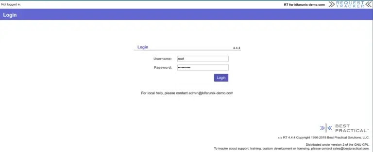 Install Request Tracker Rt With Mariadb On Centos 8