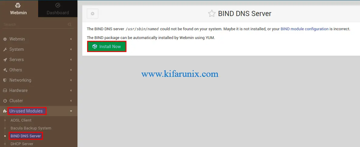 Configure Bind Dns Server Using Webmin On Centos 8 4002