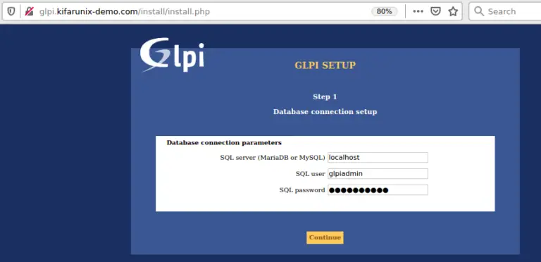 Install GLPI ITSM Tool on CentOS 8 - kifarunix.com
