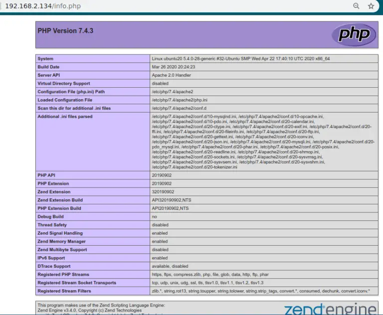 Install LAMP Stack on Ubuntu 20.04 - kifarunix.com