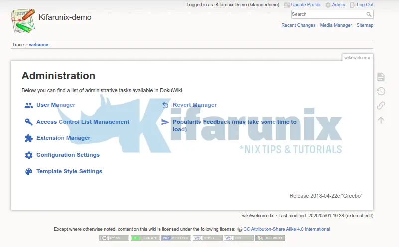 Install And Setup Dokuwiki On Ubuntu 2004