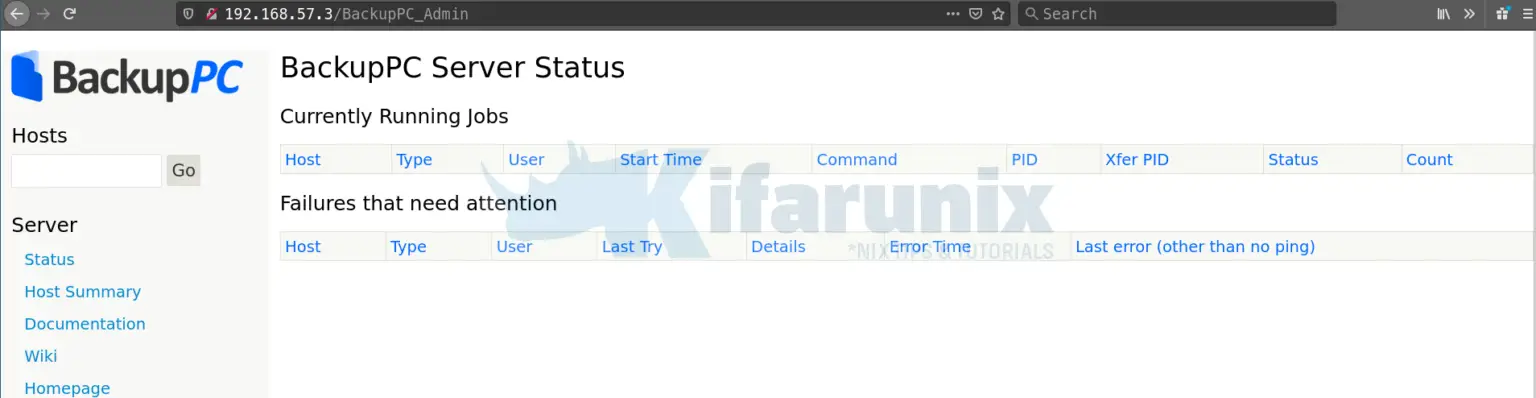 Install and Setup BackupPC Server on Ubuntu 20.04 - kifarunix.com
