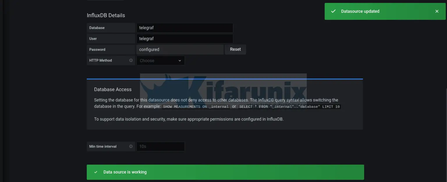 Install and Setup TIG Stack on Ubuntu 20.04 - kifarunix.com