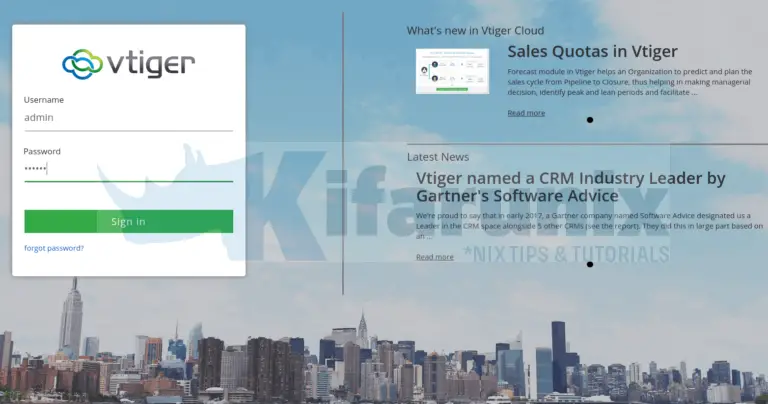 Install and Setup Vtiger CRM on Ubuntu 20.04 - kifarunix.com