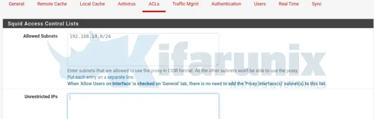 Install and Setup Squid Proxy on pfSense - kifarunix.com