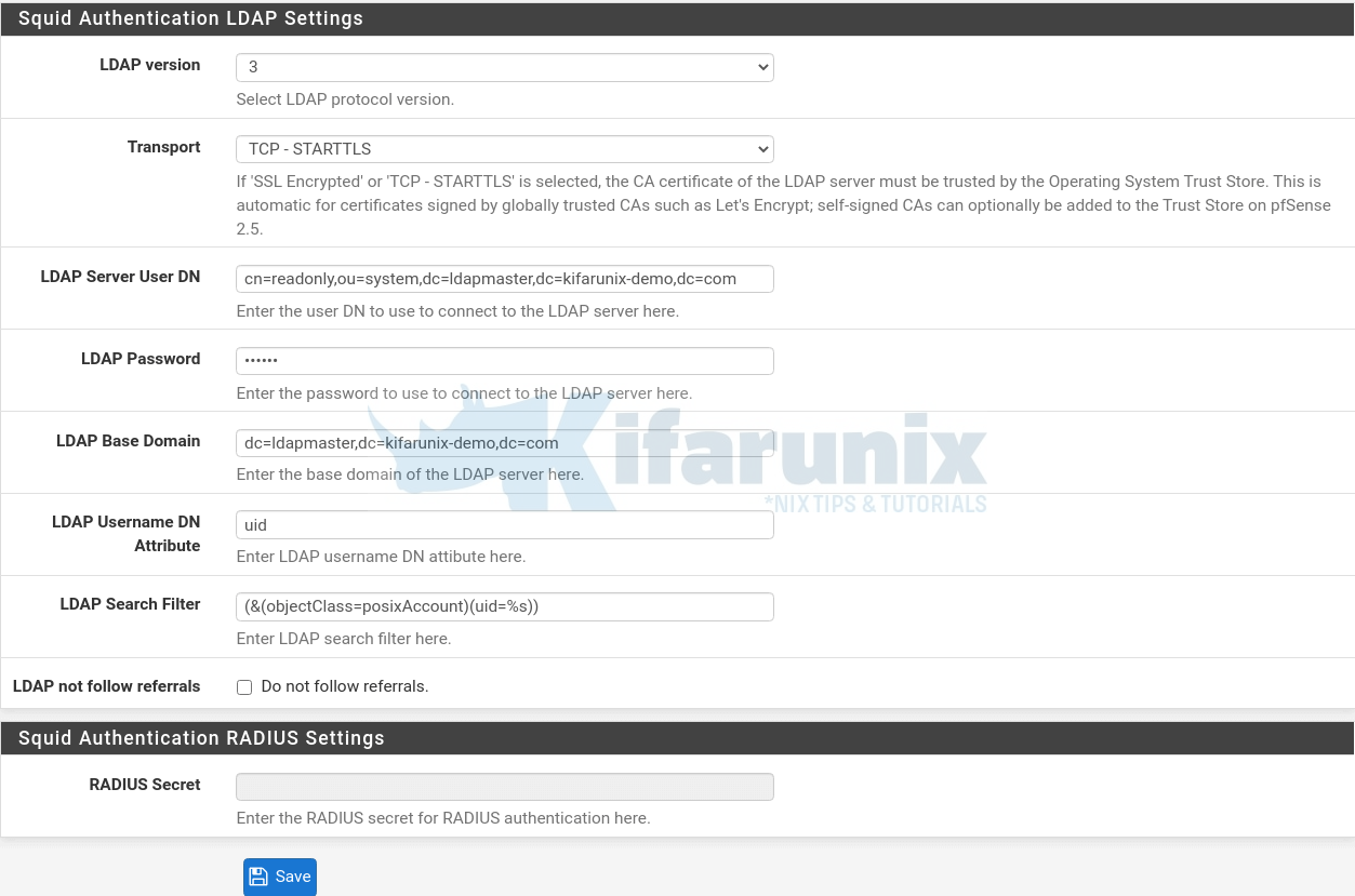 Configure Squid Proxy Openldap Authentication On Pfsense