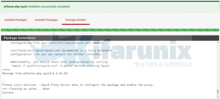 Install and Setup Squid Proxy on pfSense - kifarunix.com