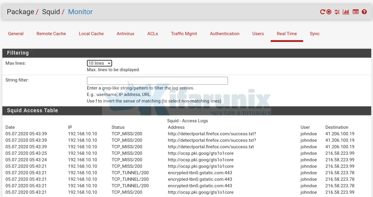 Configure Squid Proxy Openldap Authentication On Pfsense