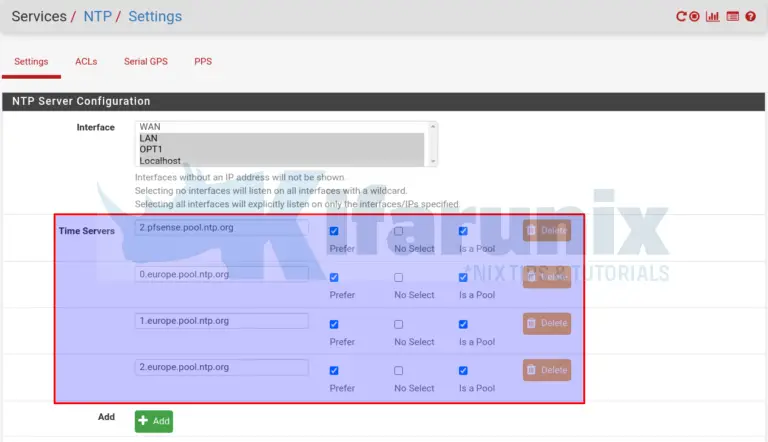 How to Configure NTP Server on pfSense - kifarunix.com