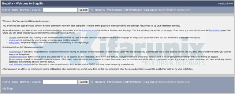 Install Bugzilla Bug Tracker On Ubuntu 2004