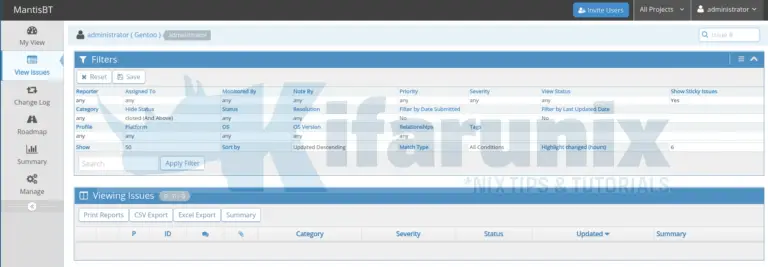 Install Mantis Bug Tracker on Ubuntu 20.04 - kifarunix.com Install Mantis Bug Tracker on Ubuntu 20.04 - kifarunix.com
