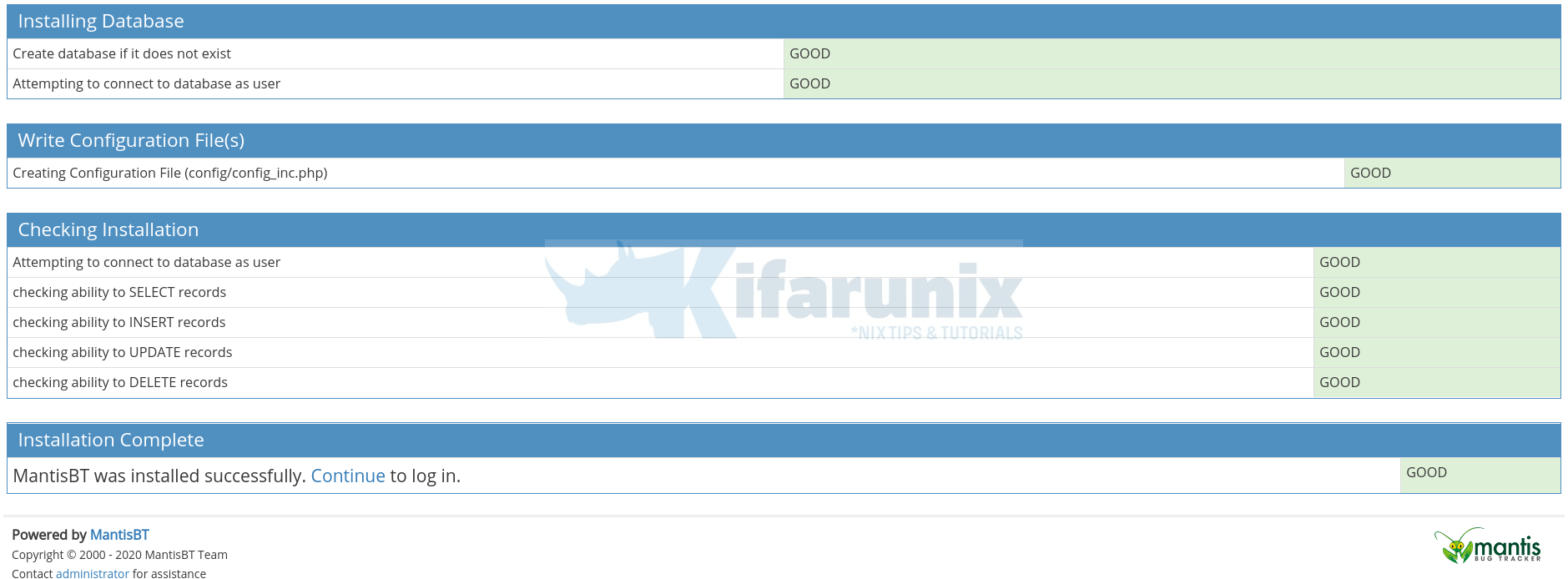 Install Mantis Bug Tracker On Ubuntu 2004