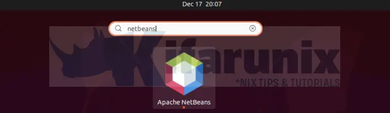 Install NetBeans IDE on Ubuntu 20.04 - kifarunix.com