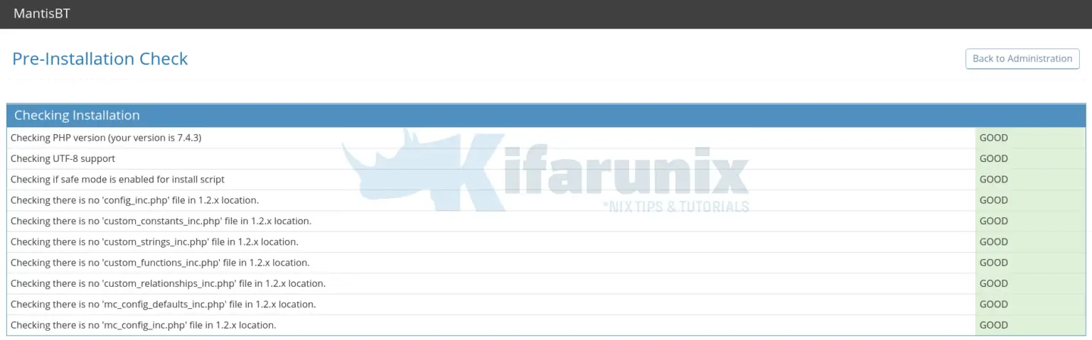 Install Mantis Bug Tracker on Ubuntu 20.04 - kifarunix.com