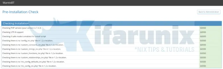 Install Mantis Bug Tracker on Ubuntu 20.04 - kifarunix.com