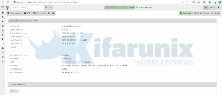 Install Velociraptor Client on Linux and Windows Systems - kifarunix.com