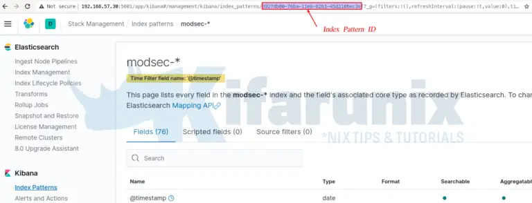 Update/Change Kibana Visualization Index Pattern - kifarunix.com