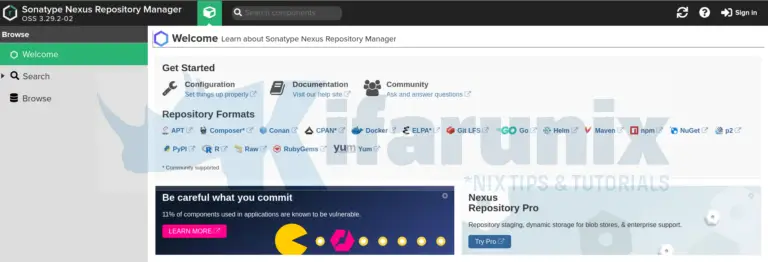 Install Nexus Repository Manager on Ubuntu 20.04 - kifarunix.com