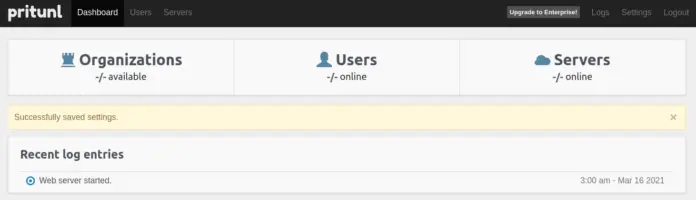 Install and Setup Pritunl VPN Server on Debian - kifarunix.com