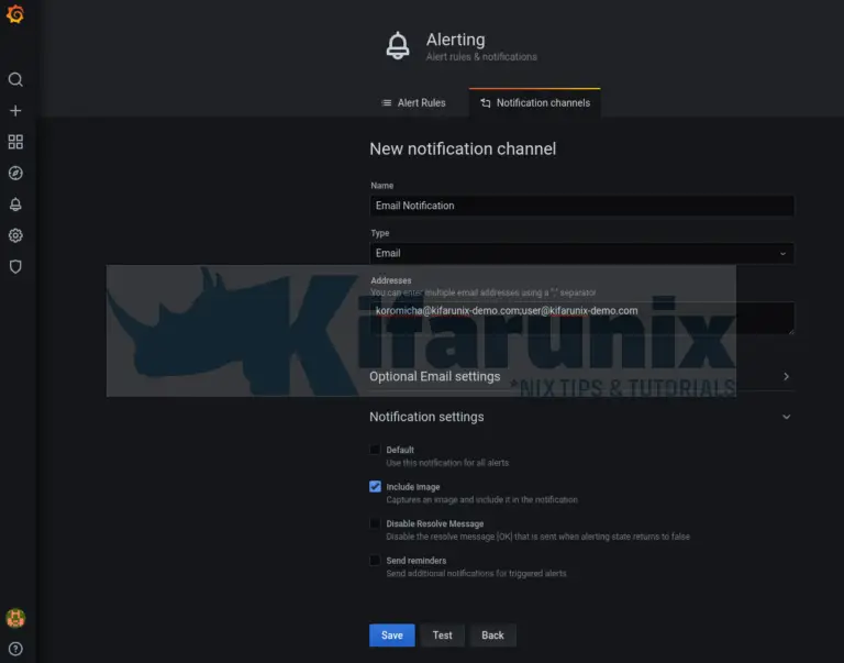 Configure Grafana Email Alerting - kifarunix.com
