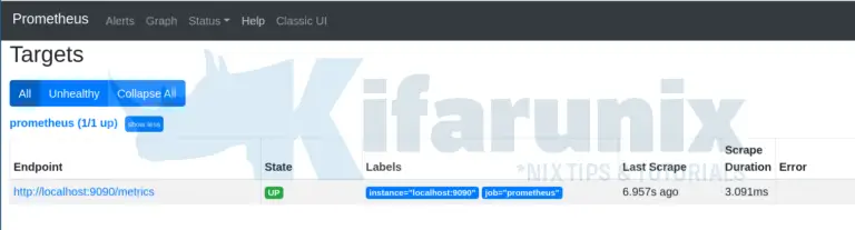 How to Install Prometheus on Ubuntu 24.04 - kifarunix.com