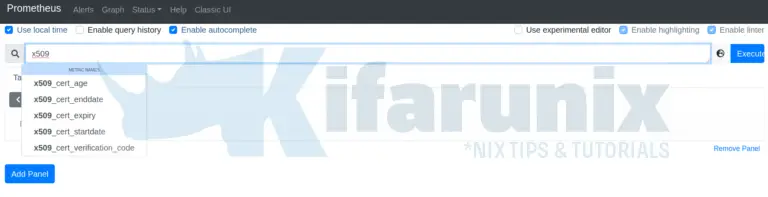 Monitor SSL/TLS Certificate Expiry with Prometheus and Grafana - kifarunix.com