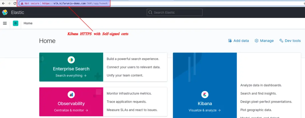 Quick Way to Enable Kibana HTTPS Connection - kifarunix.com