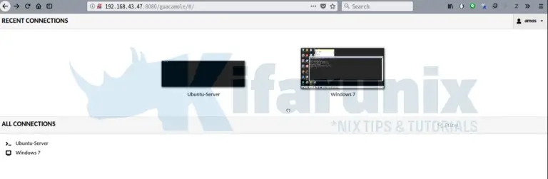 Setup Guacamole Remote Desktop Access Tool On Ubuntu 1804
