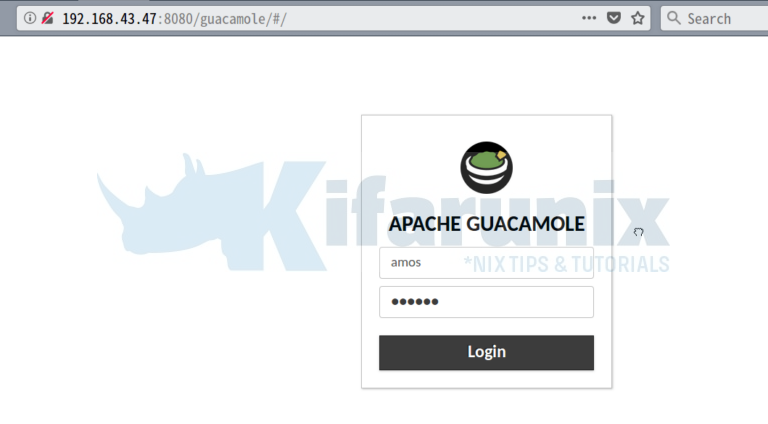 Setup Guacamole Remote Desktop Access Tool on Ubuntu 18.04 - kifarunix.com