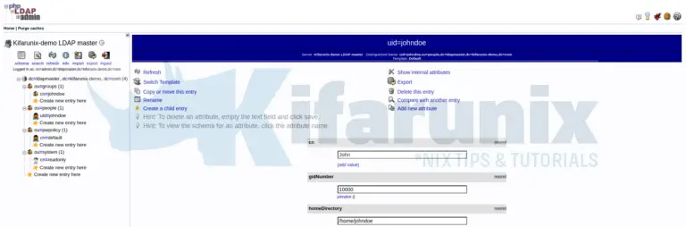 Install phpLDAPadmin on Rocky Linux 8 - kifarunix.com