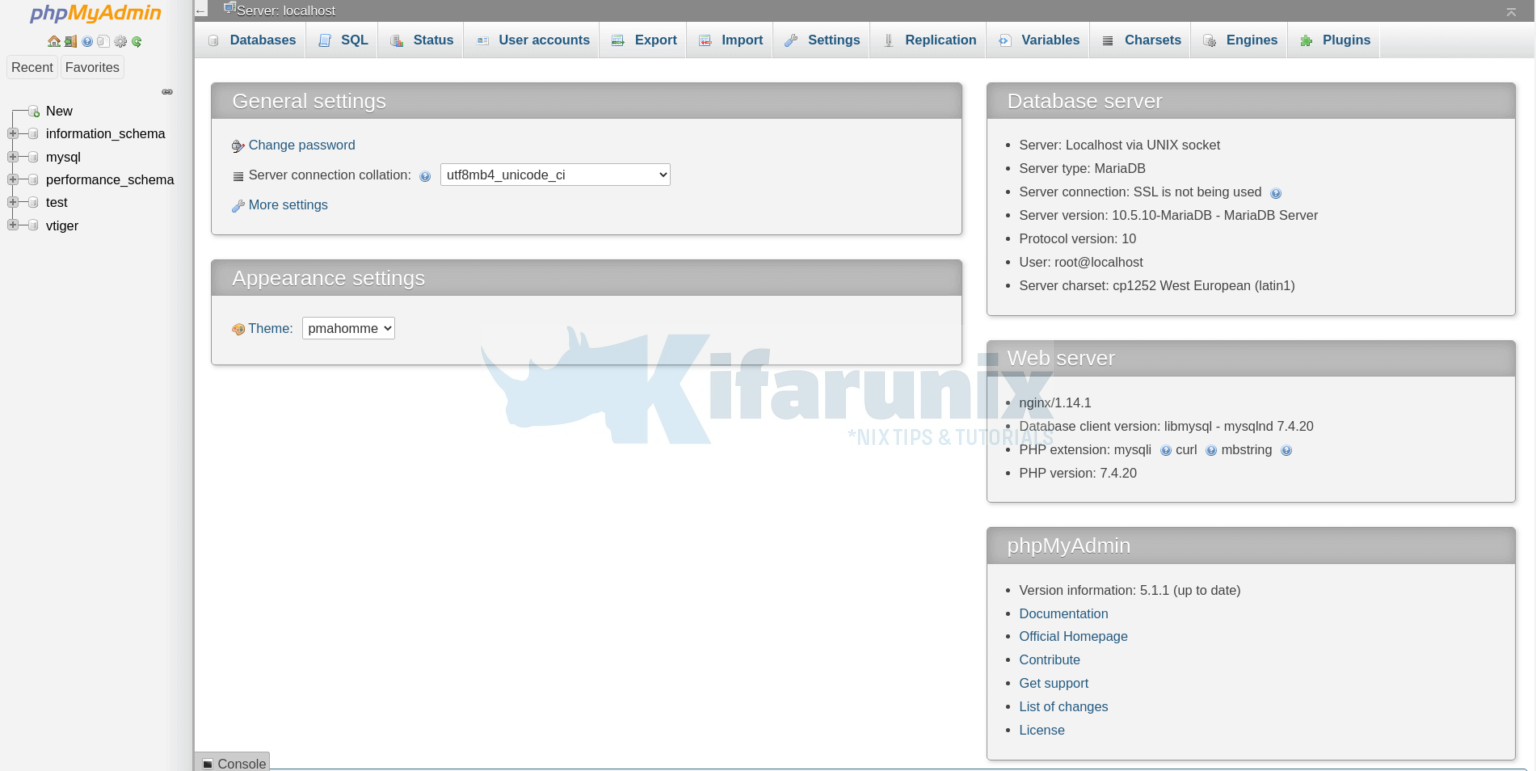 Install phpMyAdmin on Rocky Linux 8 - kifarunix.com