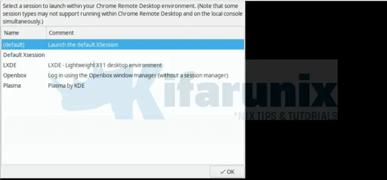 Install and Setup Chrome Remote Desktop on Debian 10 - kifarunix.com