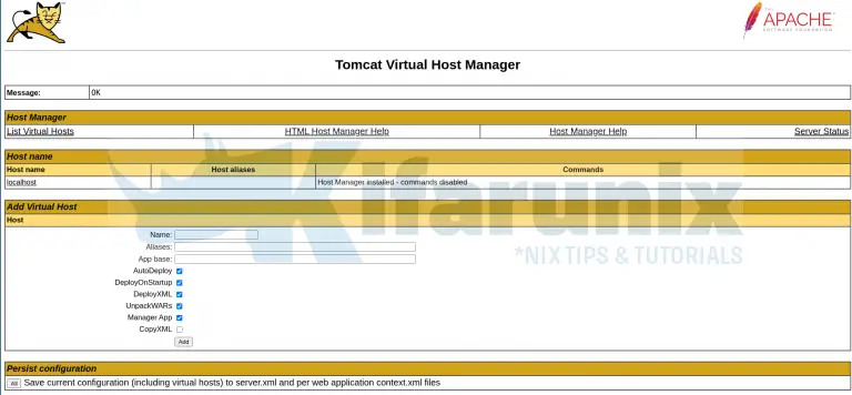 Install Apache Tomcat on Rocky Linux 8 - kifarunix.com