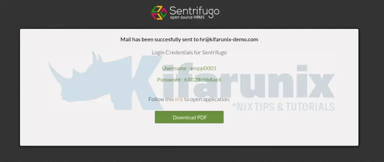Install and setup Sentrifugo HRMS on Ubuntu 20.04 - kifarunix.com