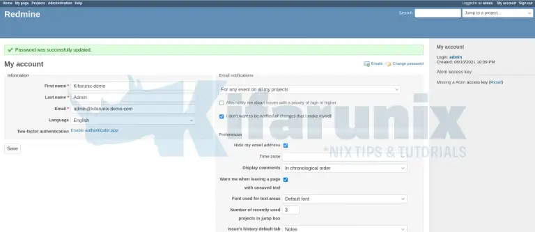 Install Redmine on Rocky Linux 8|Rocky Linux 9 - kifarunix.com