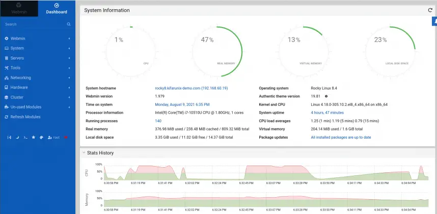 Install Webmin on Rocky Linux 8 - kifarunix.com