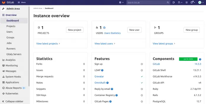 Install Gitlab CE on Debian 11 - kifarunix.com